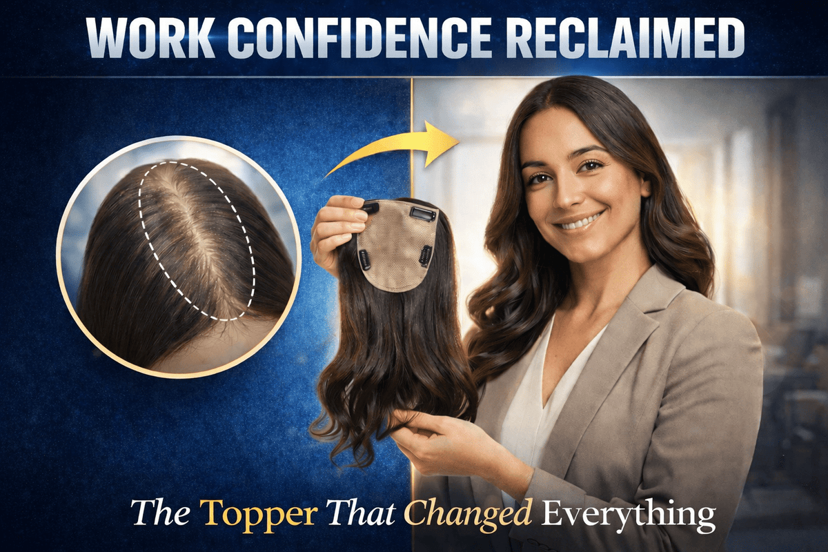 How I Regained My Confidence at Work with the Right Hair Topper