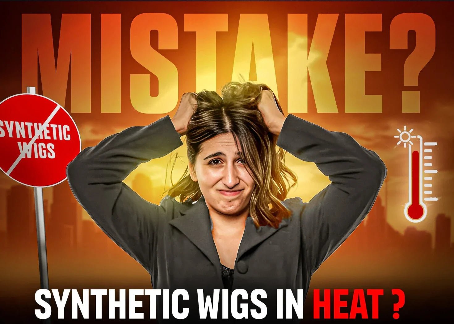 Why Synthetic Wigs Fail in Hot Indian Weather Conditions